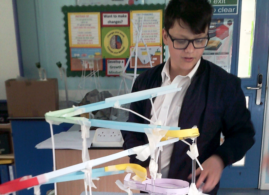 Rollercoaster engineering classroom ride for Norfolk pupils